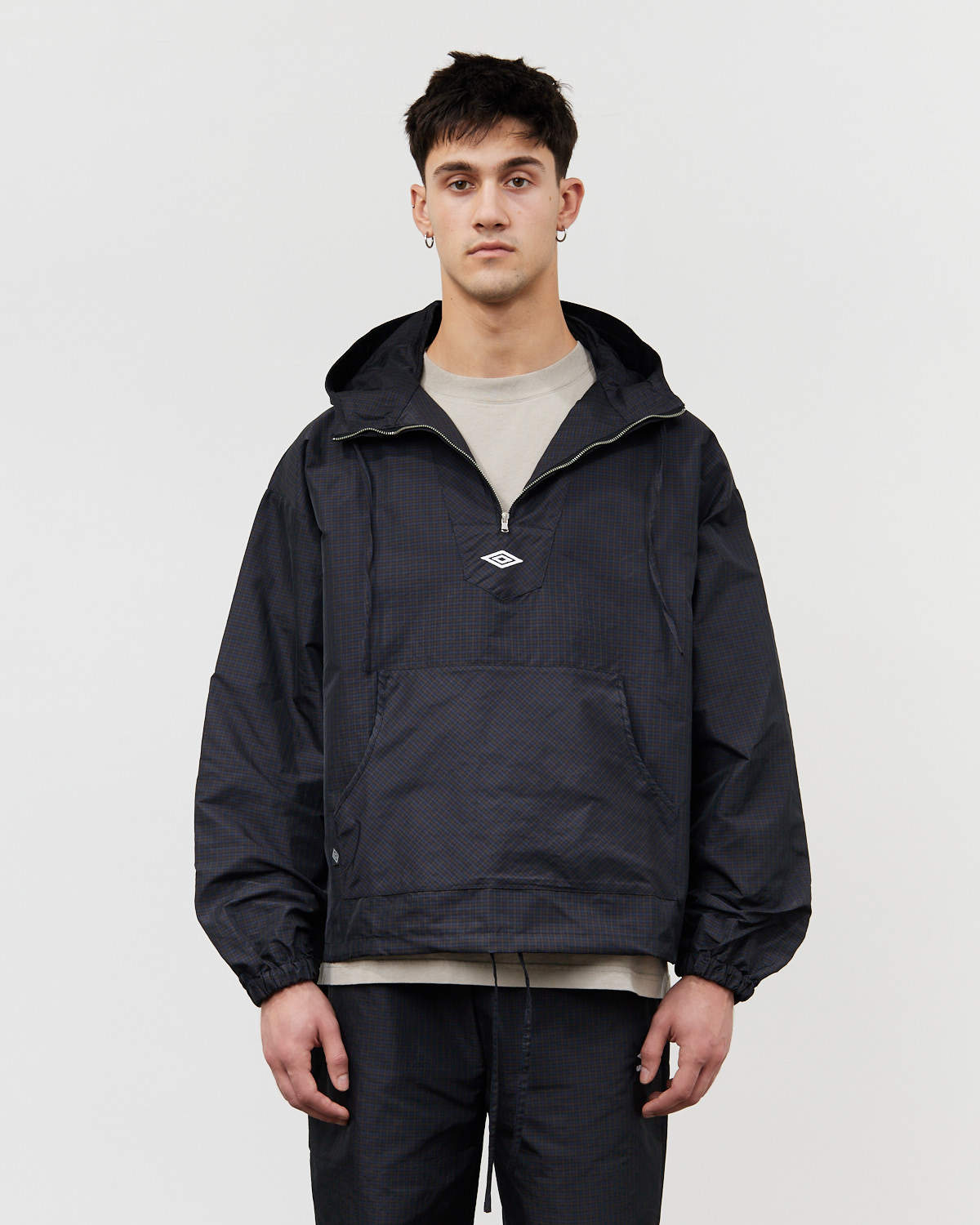 Umbro Check Mask Anorak - Navy | Garmentory