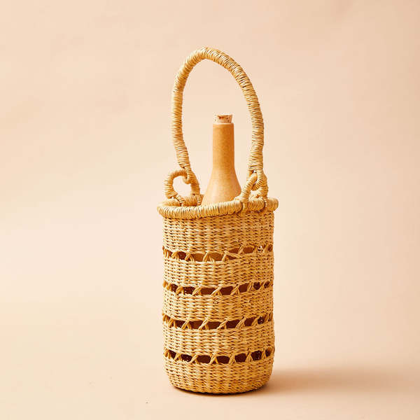 Indego Africa Kuma Wine Tote - Natural | Garmentory