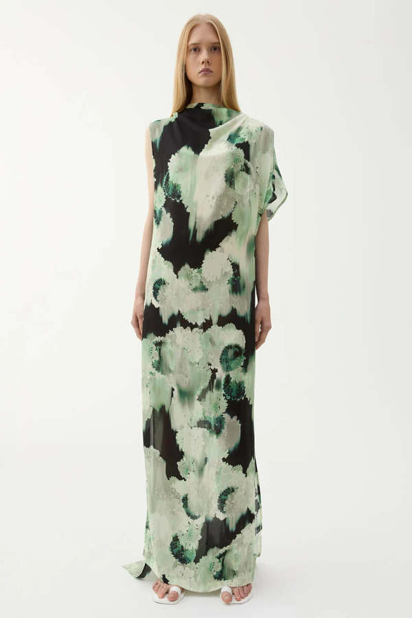 Rodebjer Alana Blurry Dress - Sweet Violet Green | Garmentory