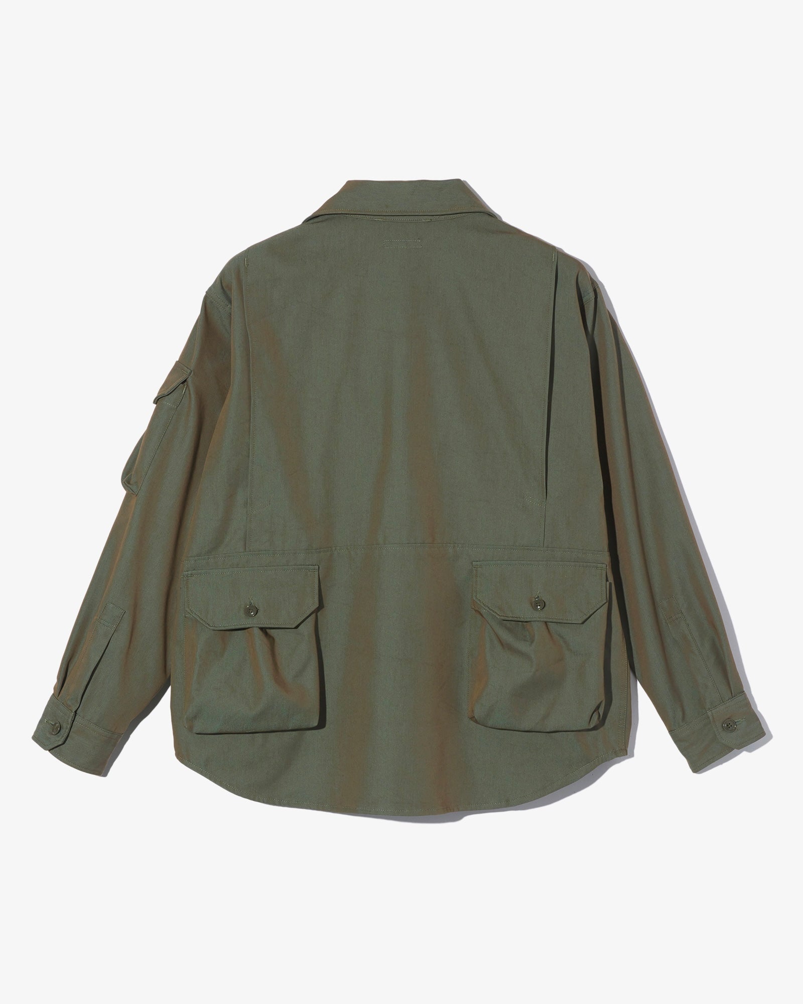 Engineered Garments Explorer Shirt Jacket - Olive | Garmentory