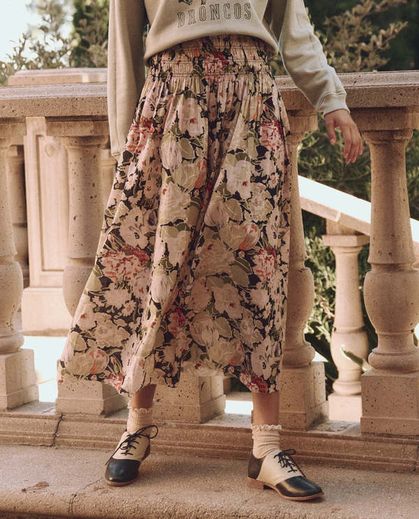 The Great. Canary Skirt - Vintage Rose Print | Garmentory