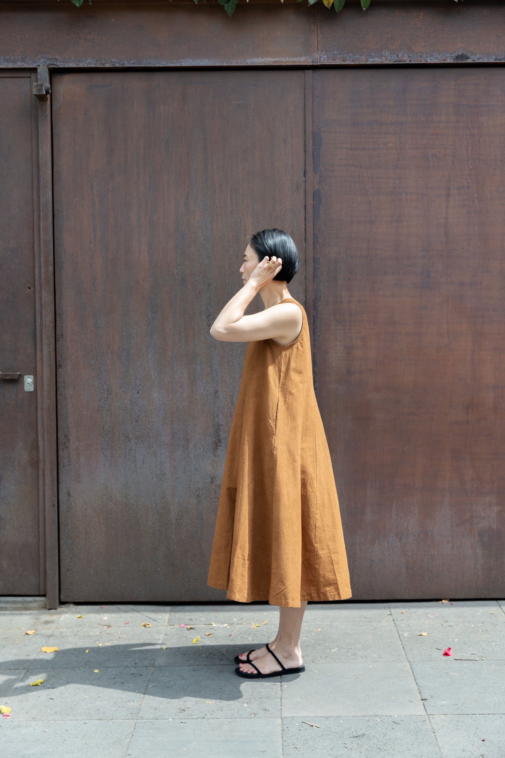 World of Crow Chelsea Dress - Brown | Garmentory