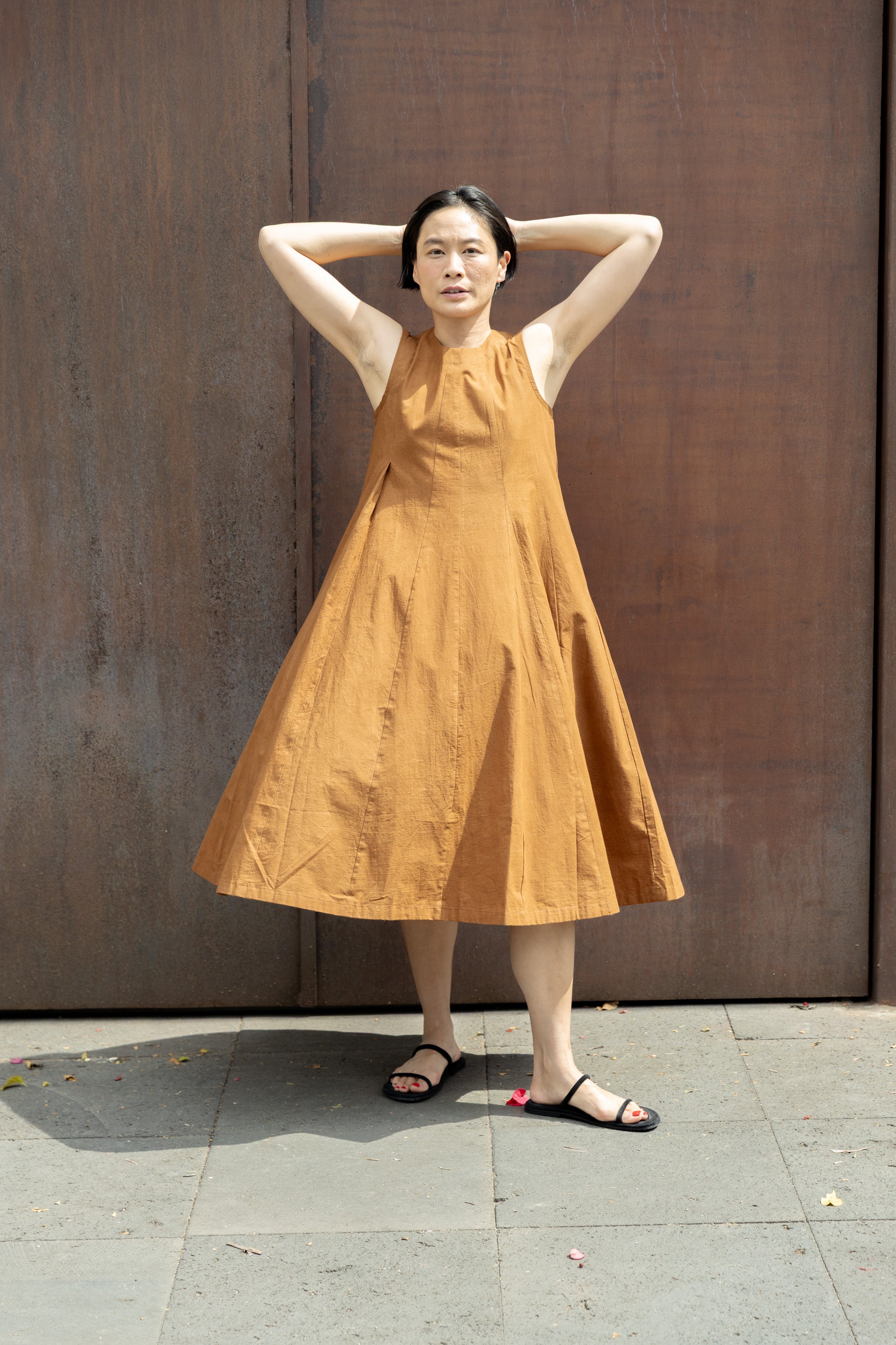 World of Crow Chelsea Dress - Brown | Garmentory