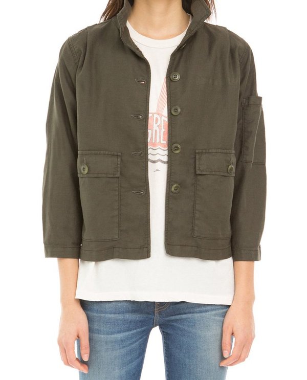 The Great. THE STATION JACKET - wash Military | Garmentory