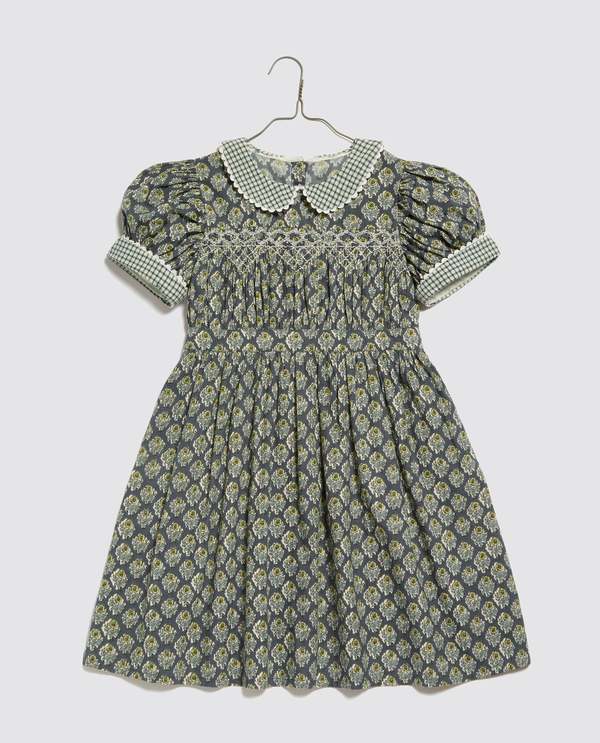 KIDS Little Cotton Clothes Orla Dress - Thistle Floral | Garmentory