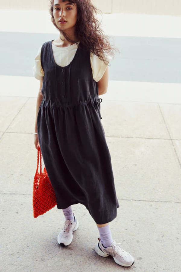 Eve Gravel Halsey Dress - Noir | Garmentory