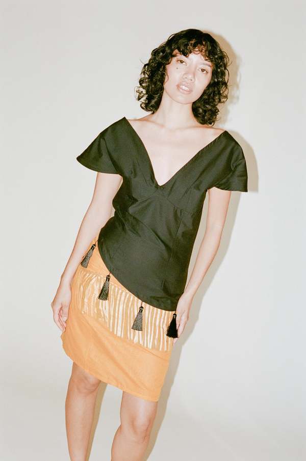 Michelle Del Rio Paloma Top - Black | Garmentory