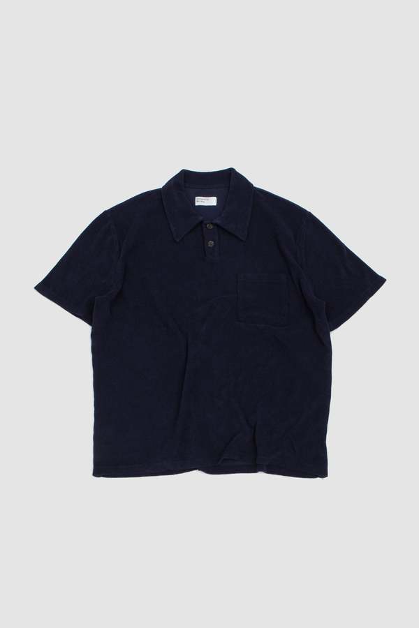 Universal Works Newlyn Light Weight Terry Polo | Garmentory