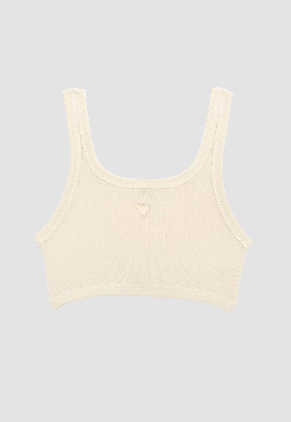 Baserange Heart Bra - Undyed | Garmentory