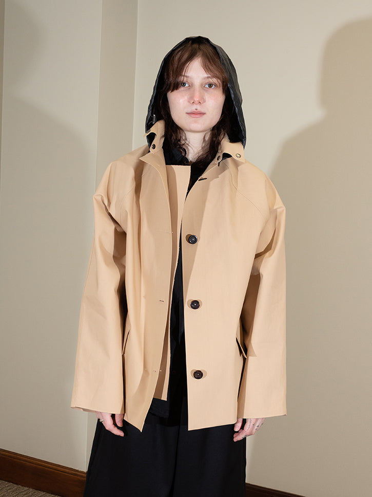 KASSL Editions Original Hip + Hood Trench | Garmentory