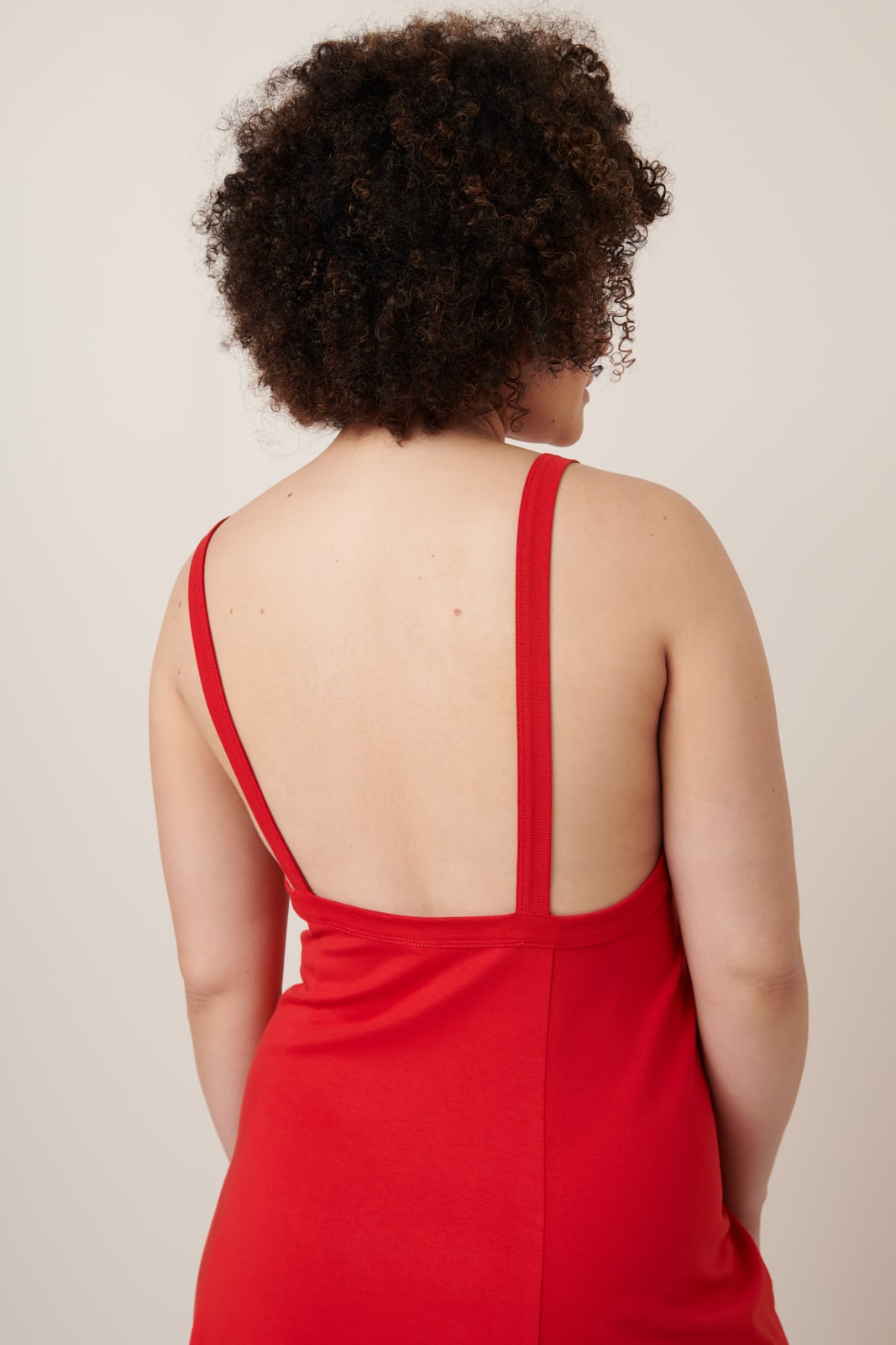 Kowtow Low Back Dress - Red | Garmentory