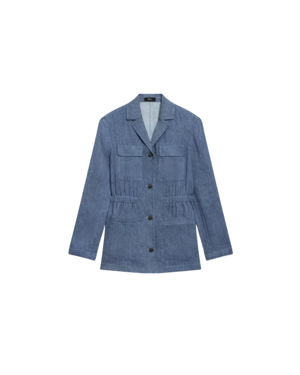 Theory Cinch Patch Jacket Blazer | Garmentory