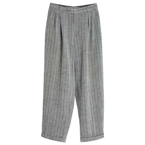 Sundazed (West Germany) 80s, Slubbed Viscose Linen, Shadow Stripe, Neo ...