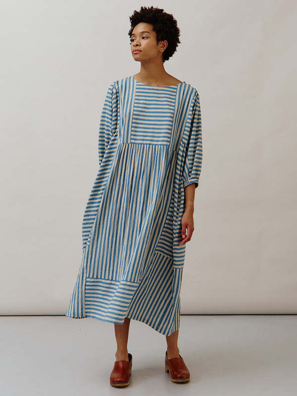 Sideline Betsy Dress - Blue Stripe | Garmentory