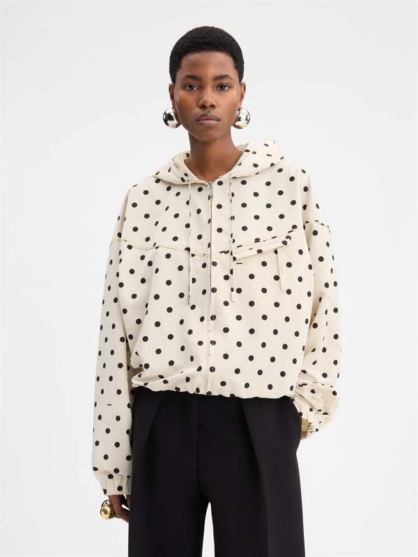 Jacquemus Le Blouson Bateau Print Dots Logo - Off White | Garmentory