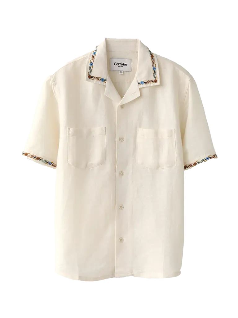 Corridor Rose Chain Short Sleeve Shirt | Garmentory