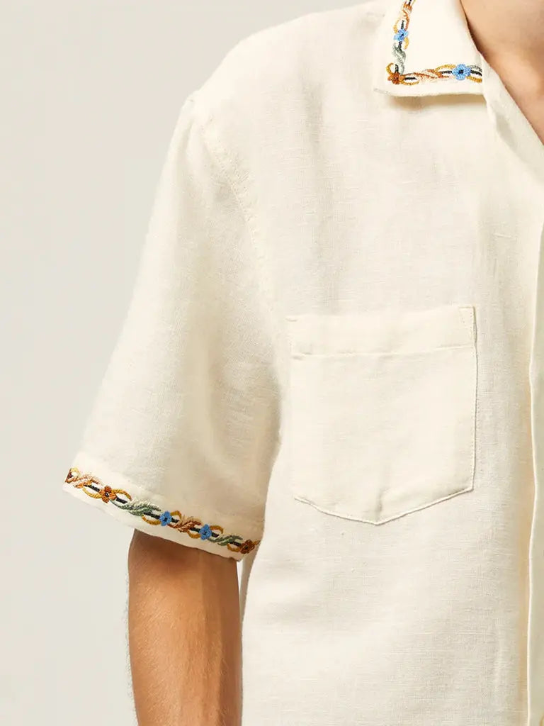 Corridor Rose Chain Short Sleeve Shirt | Garmentory