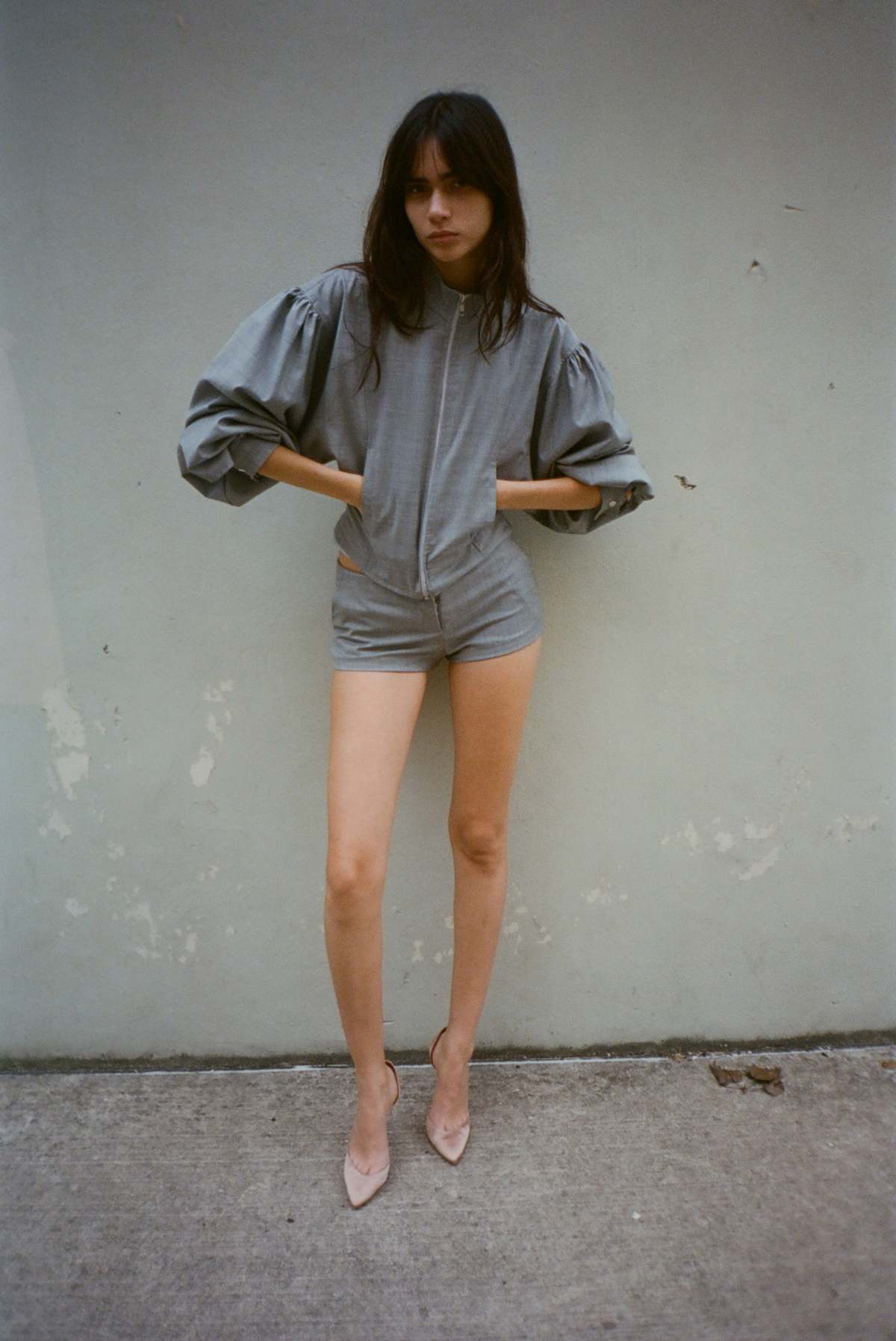 Belle The Label Globo Jacket - Grey | Garmentory