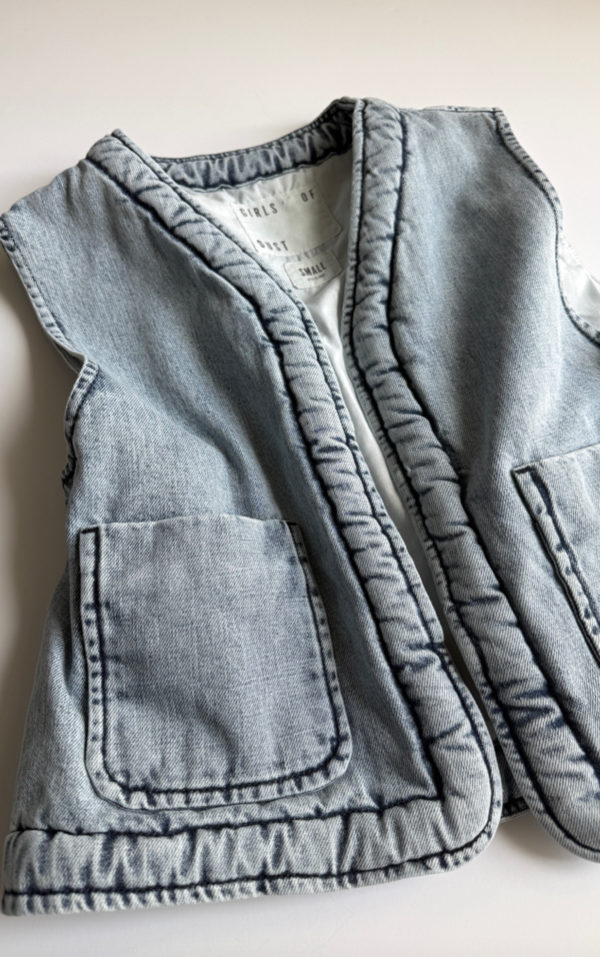 Girls of Dust Tsuki Vest - Salt Lake Wash | Garmentory