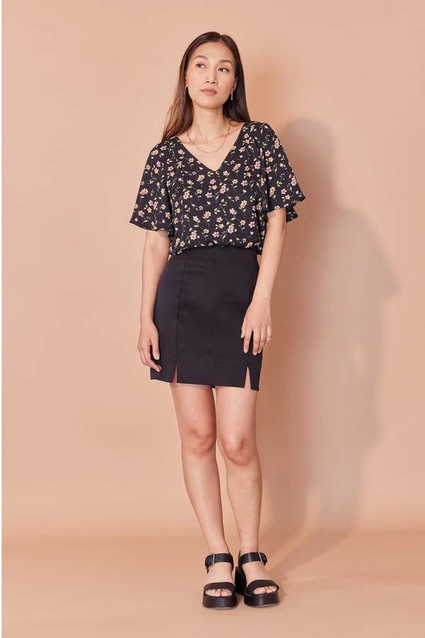 CHERRY BOBIN Jupe Charlotte - Noir | Garmentory