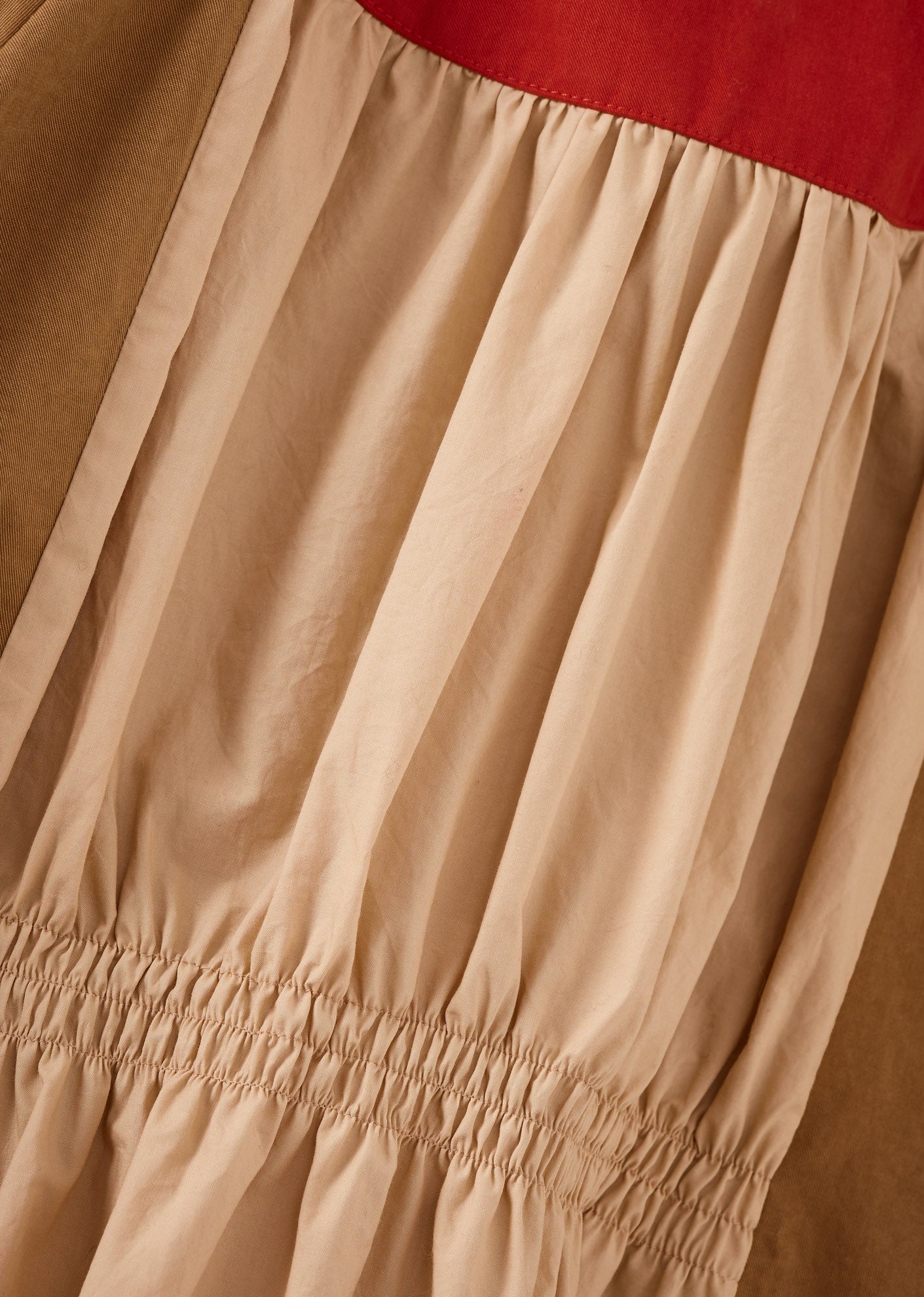 KIDS Caramel Taylen Children's Cotton Dress - Camel Multi | Garmentory