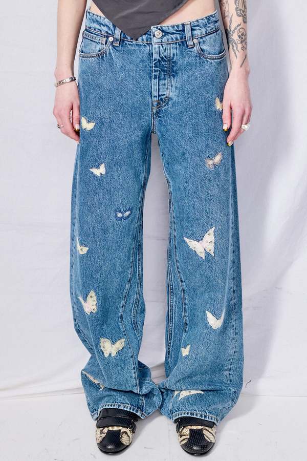 Our Legacy Indigo Butterfly Treble Cut - Indigo | Garmentory