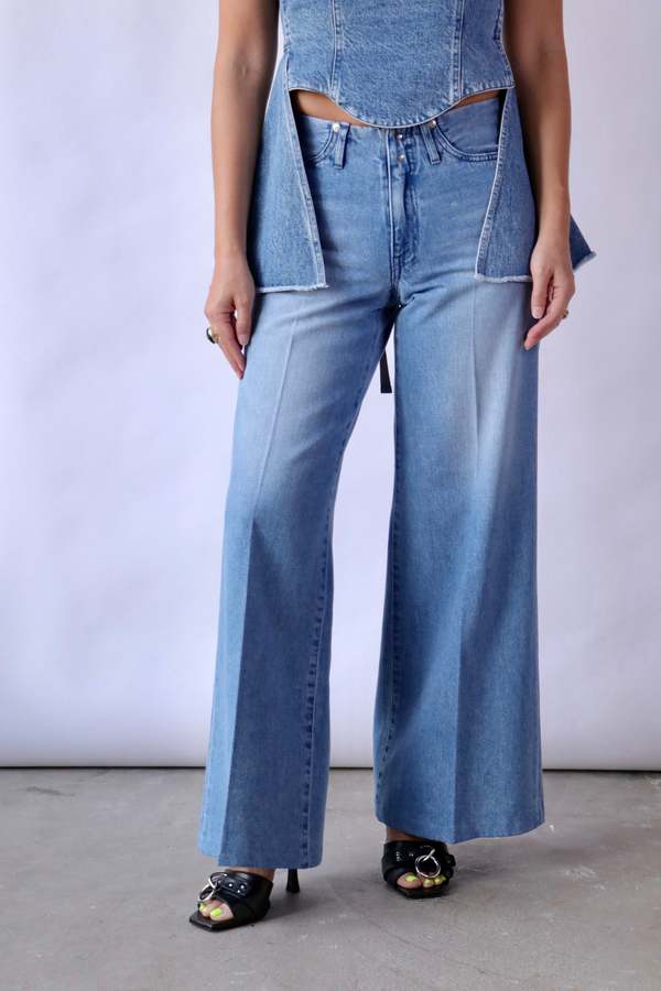 Tanaka Wide Jeans - Ash Bleach | Garmentory