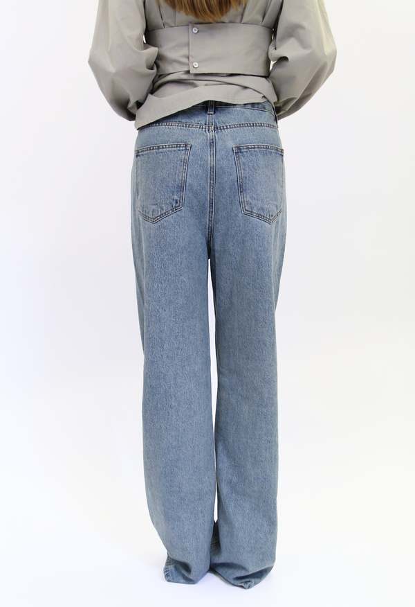 NKC Asymmetrical Button Up Jeans | Garmentory