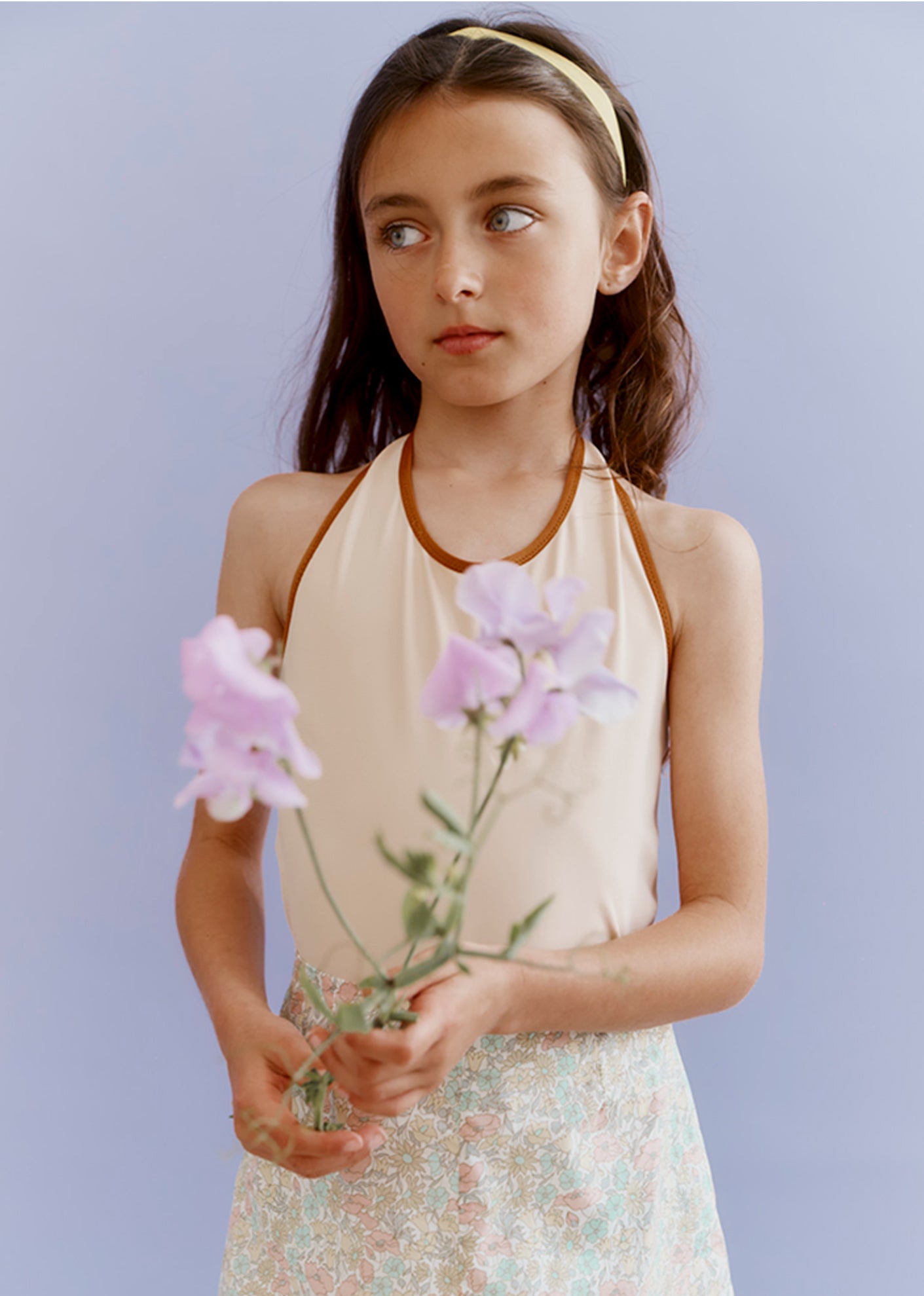 Caramel Maya Girl's Swimsuit - Ballet Pink | Garmentory