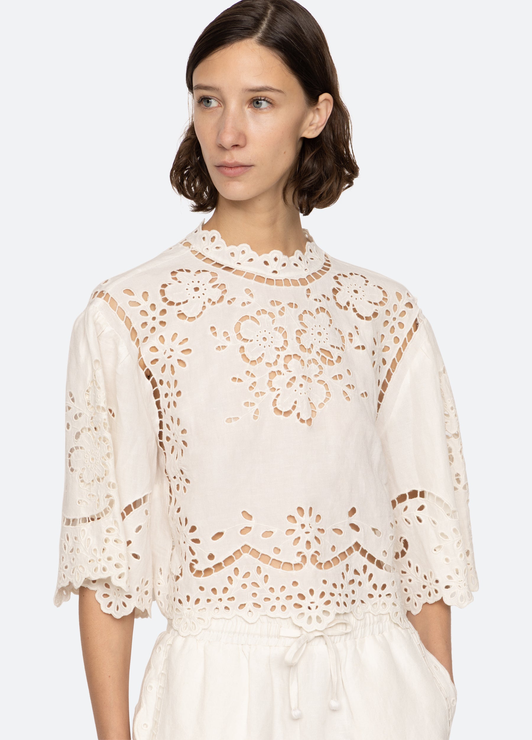 Sea NY Lula Top - Jam/White | Garmentory