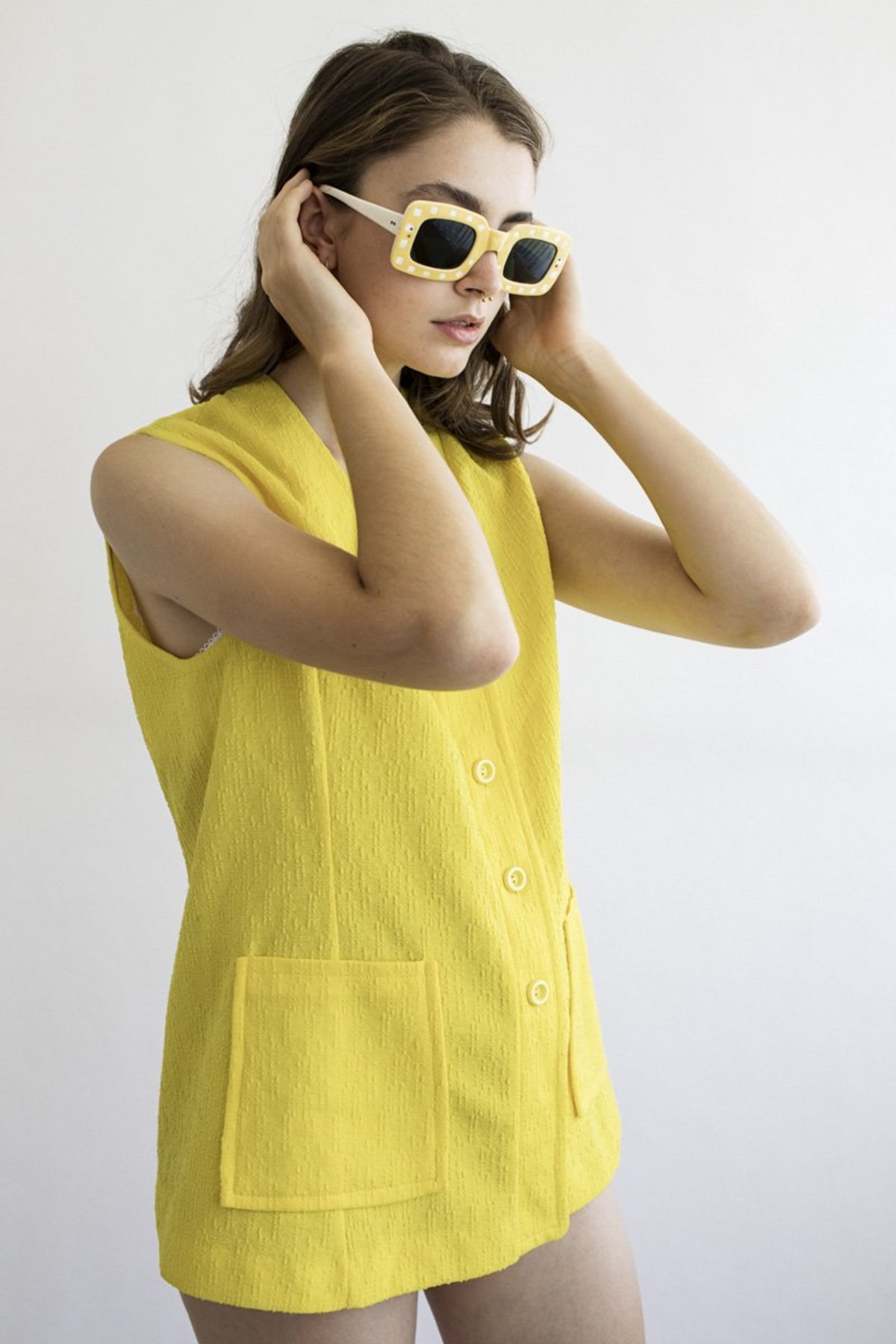 Vintage Banana Bender Vest – Yellow | Garmentory