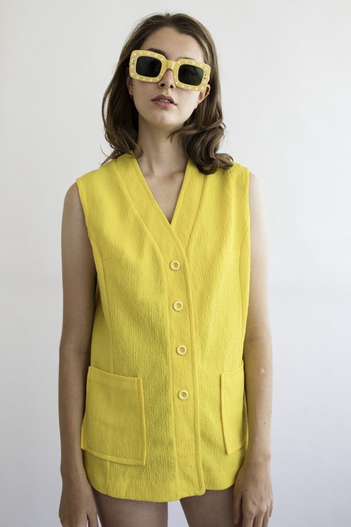 Vintage Banana Bender Vest – Yellow | Garmentory