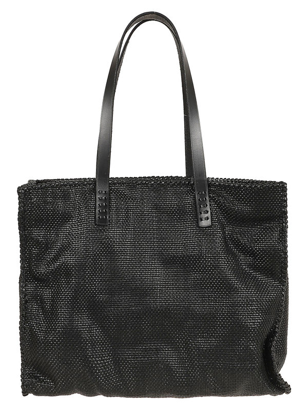 Dragon Diffusion Un Check Weave Tote Bag - Black | Garmentory
