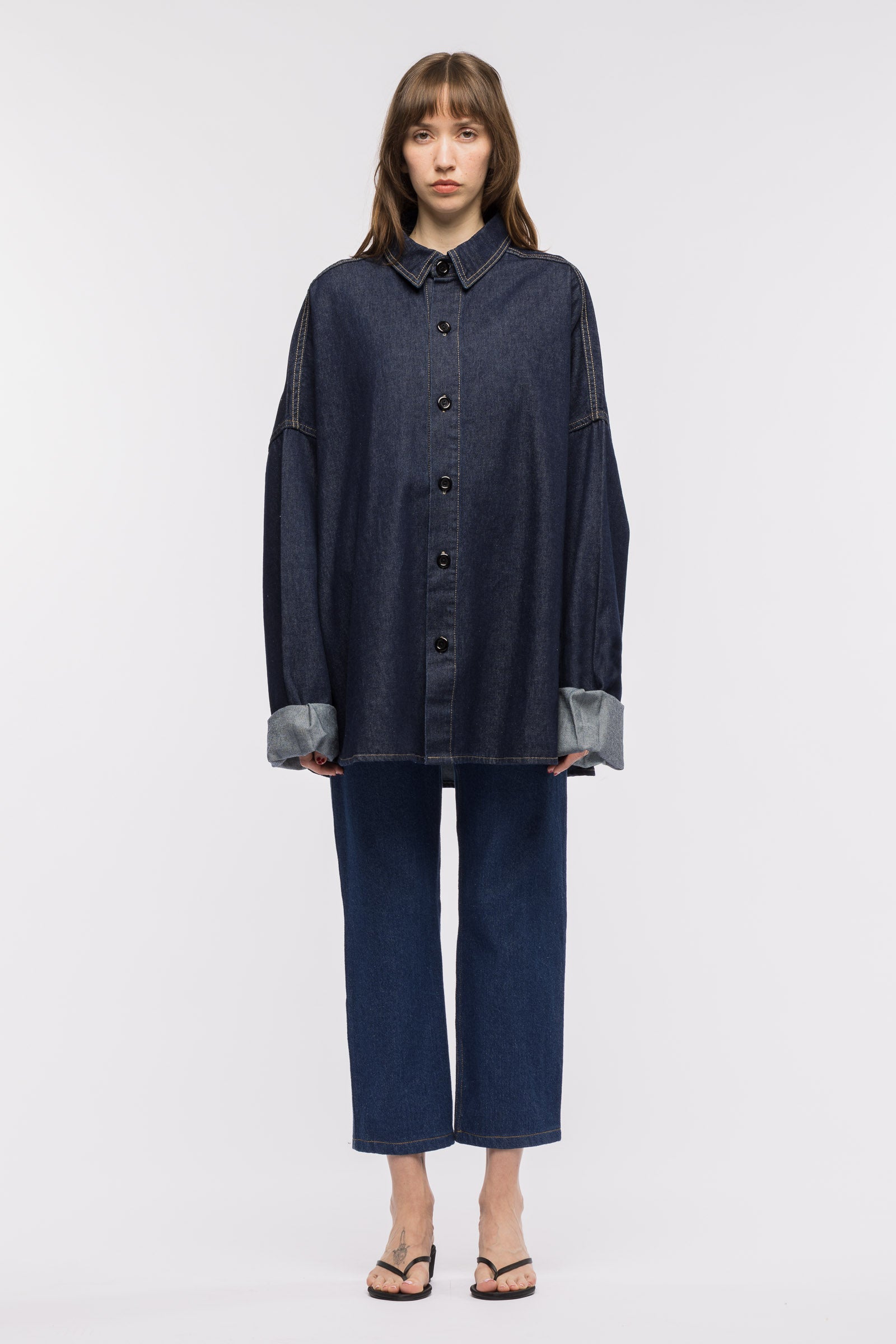 Toit Volant Elliott Shirt Jacket - Indigo | Garmentory