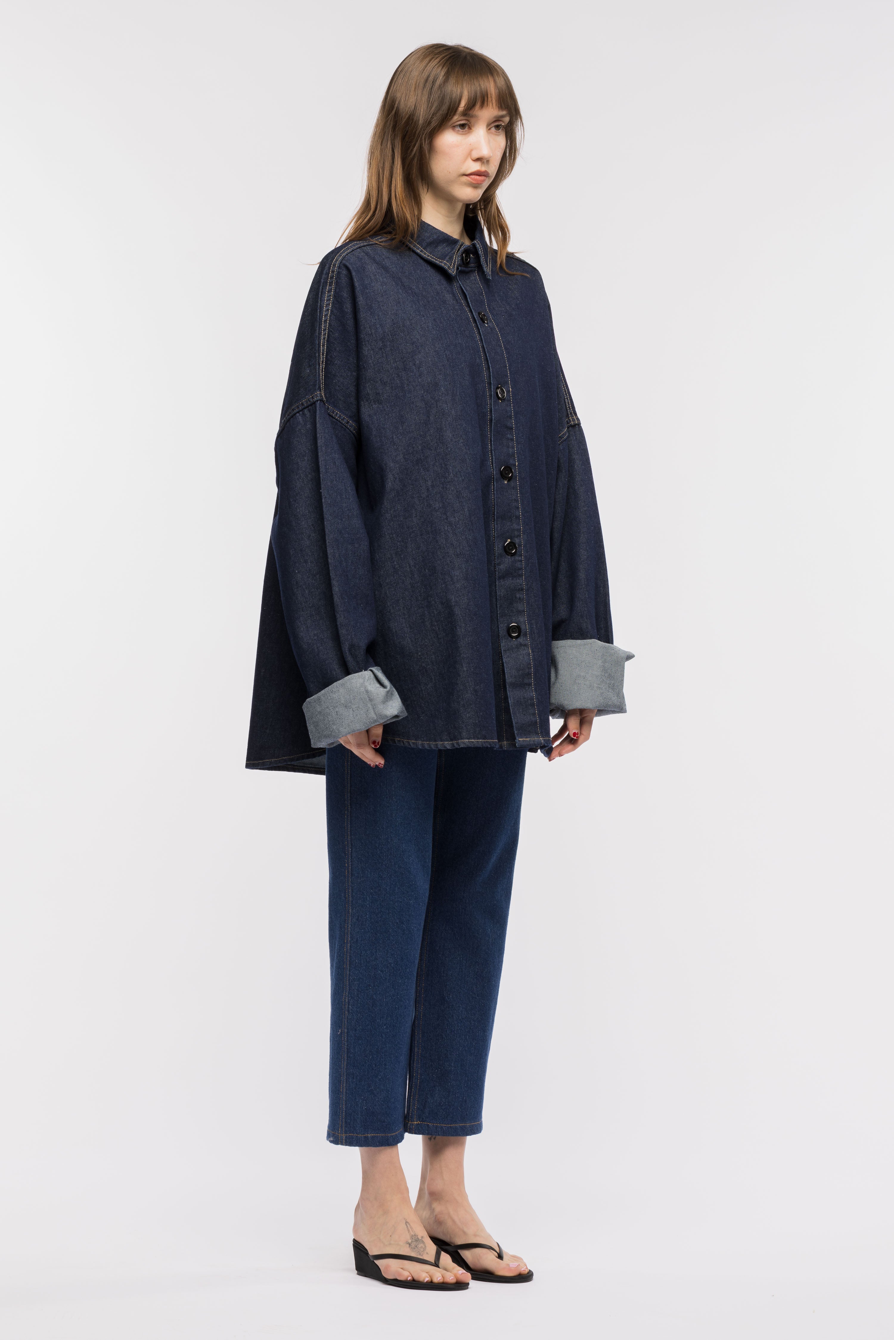 Toit Volant Elliott Shirt Jacket - Indigo | Garmentory