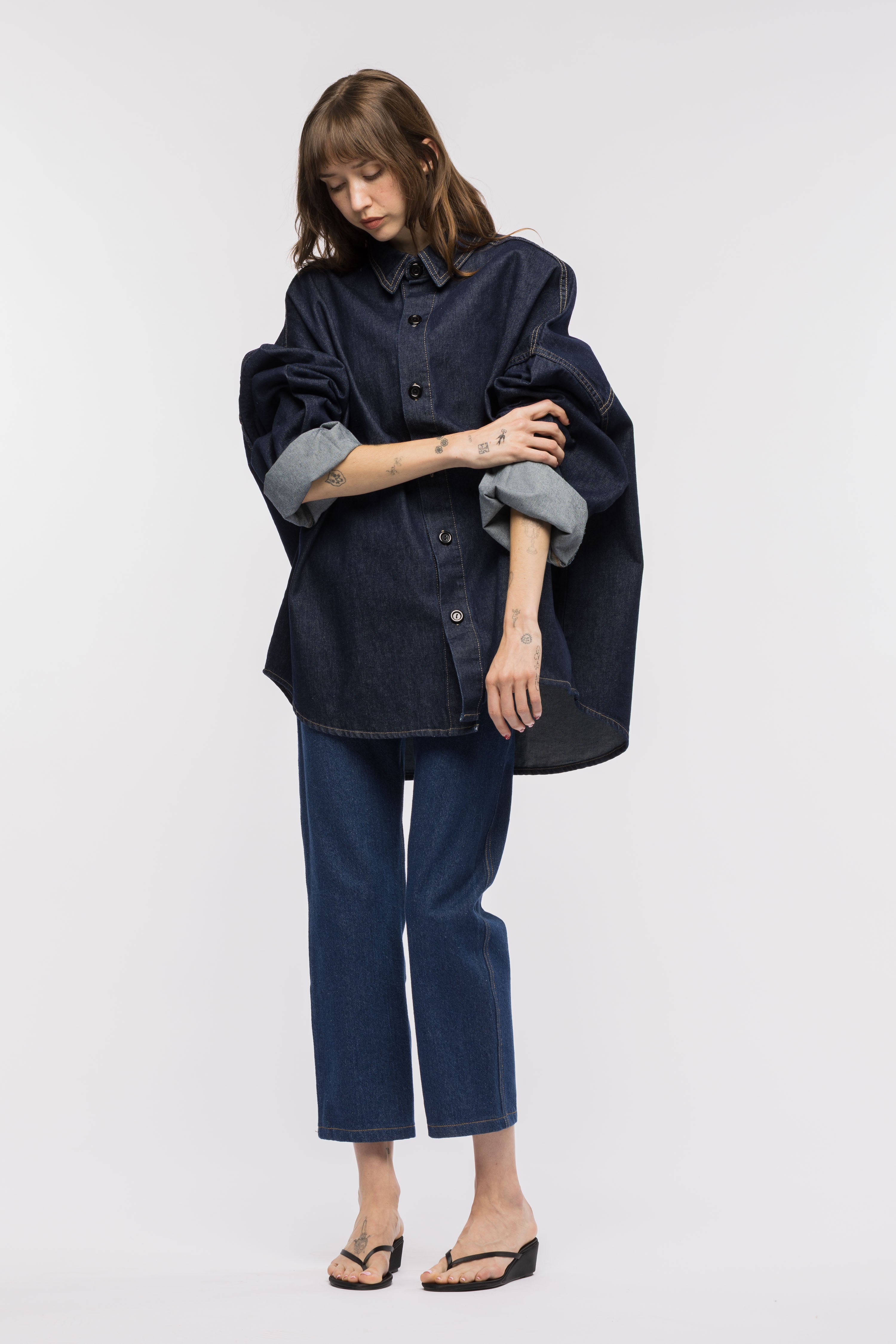 Toit Volant Elliott Shirt Jacket - Indigo | Garmentory