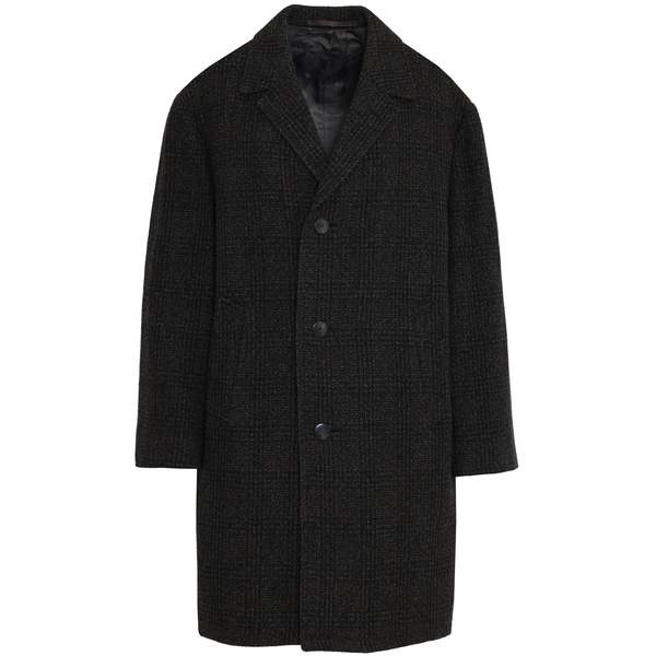 HS Looped Wool Mohair Tweed Overcoat | Garmentory