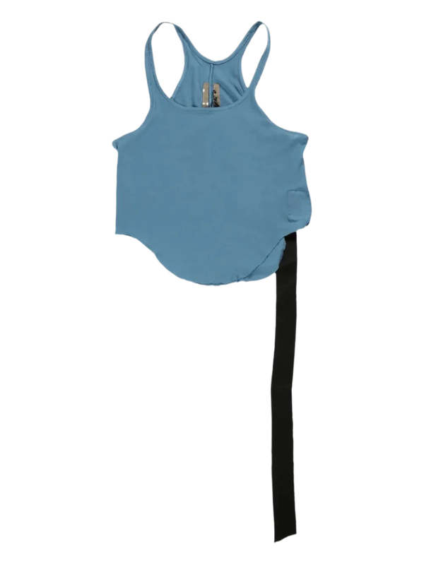 Rick Owens Cropped Basic Tank Top - Toothpaste | Garmentory