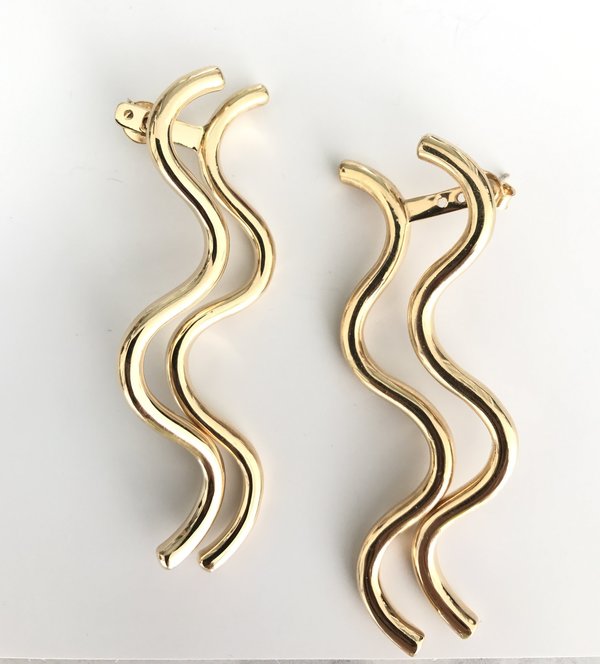 Muskoka Nord Aquarius Earrings - Gold Plated | Garmentory