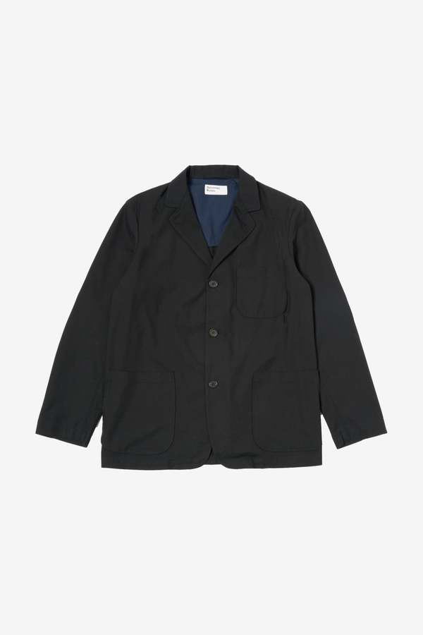 Universal Works Three Button Jacket - Black | Garmentory