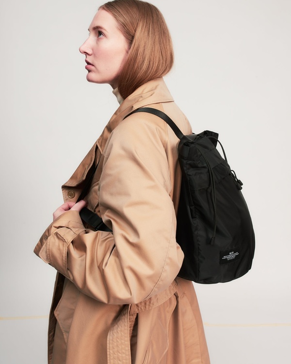 Bags in Progress Bucket Bag in Nylon - Black | Garmentory