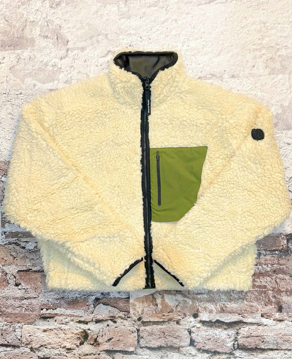 District Vision Heavyweight Cropped Pile Fleece - Natural | Garmentory
