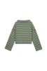 Kowtow Field Top - Green Lily Stripe | Garmentory