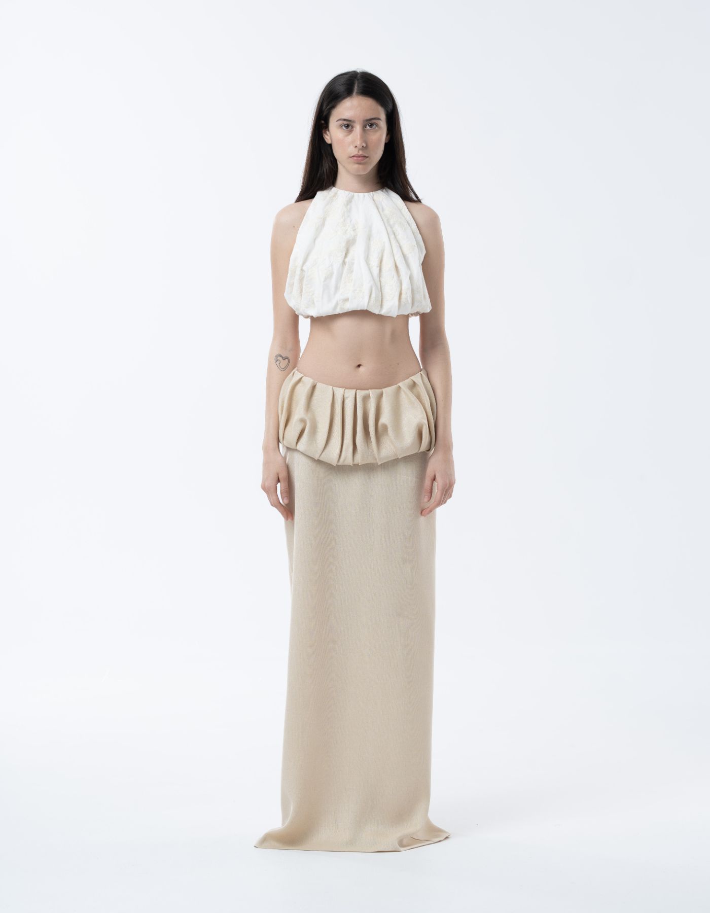 MAET Loila Embroidered Linen Top - White | Garmentory