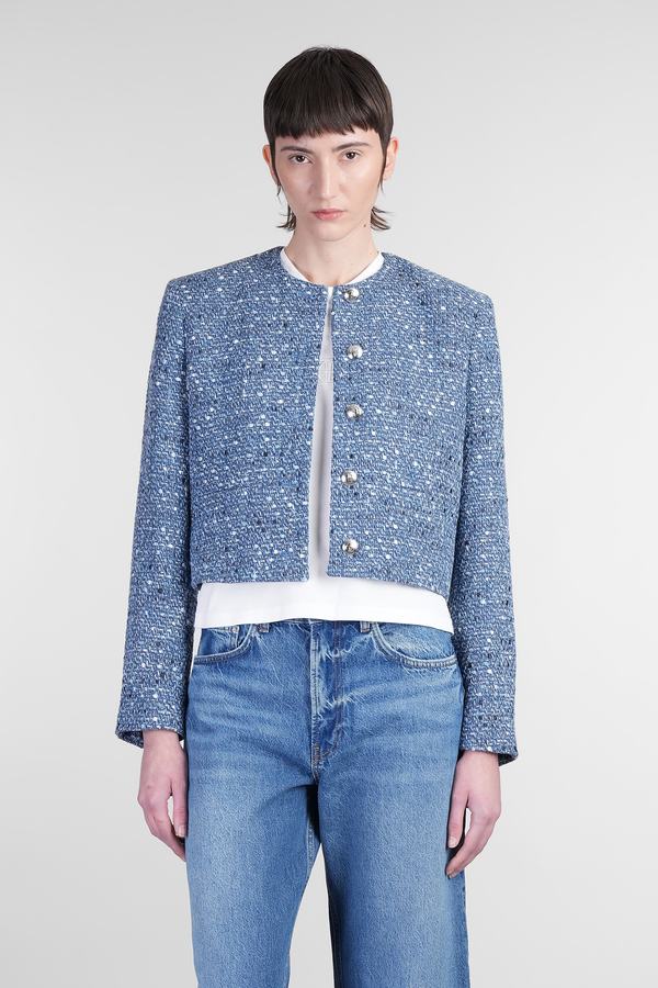 Anine Bing Amber Casual Jacket - Blue | Garmentory