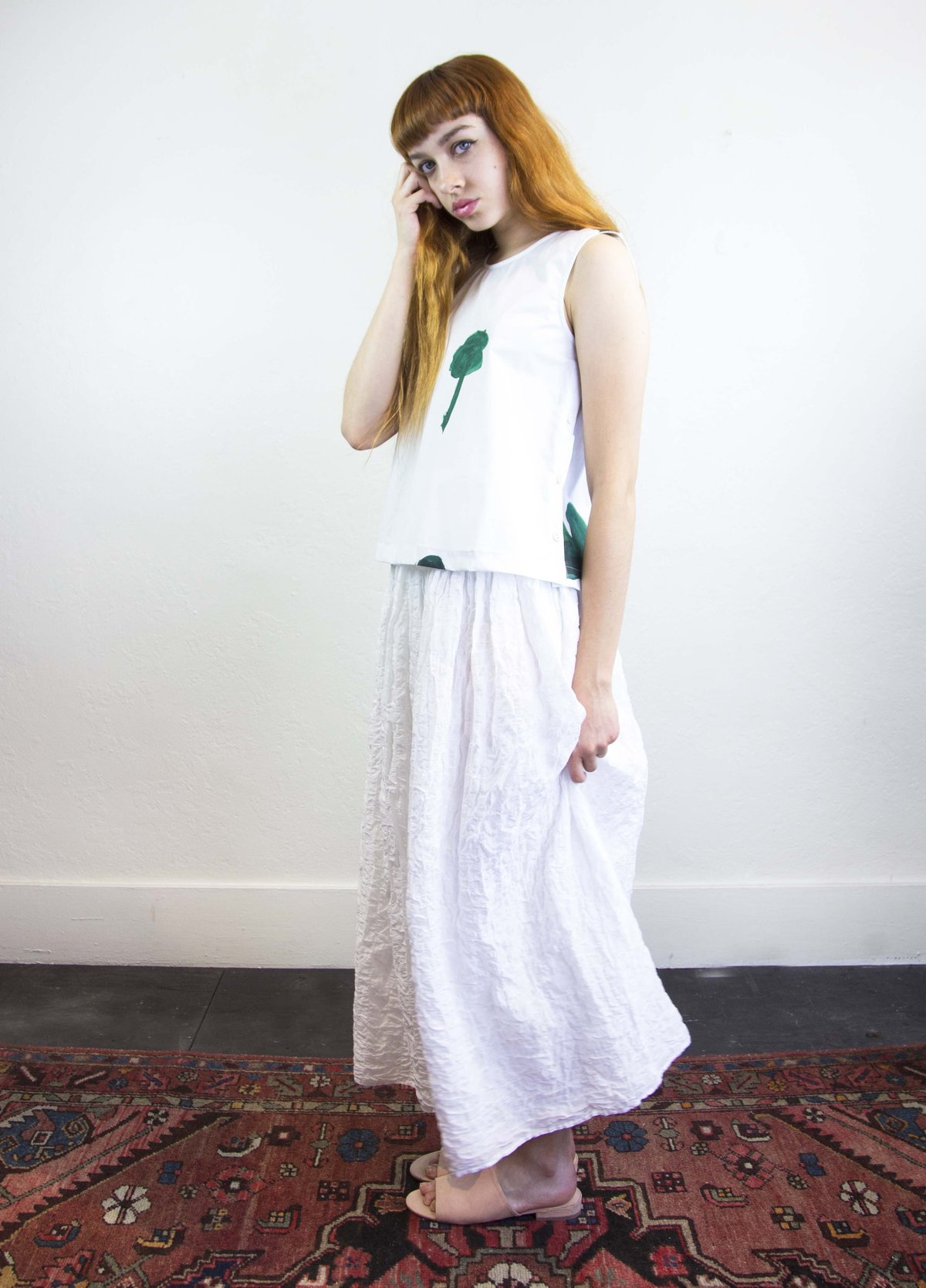 Wray Judith Top - Green Tree | Garmentory