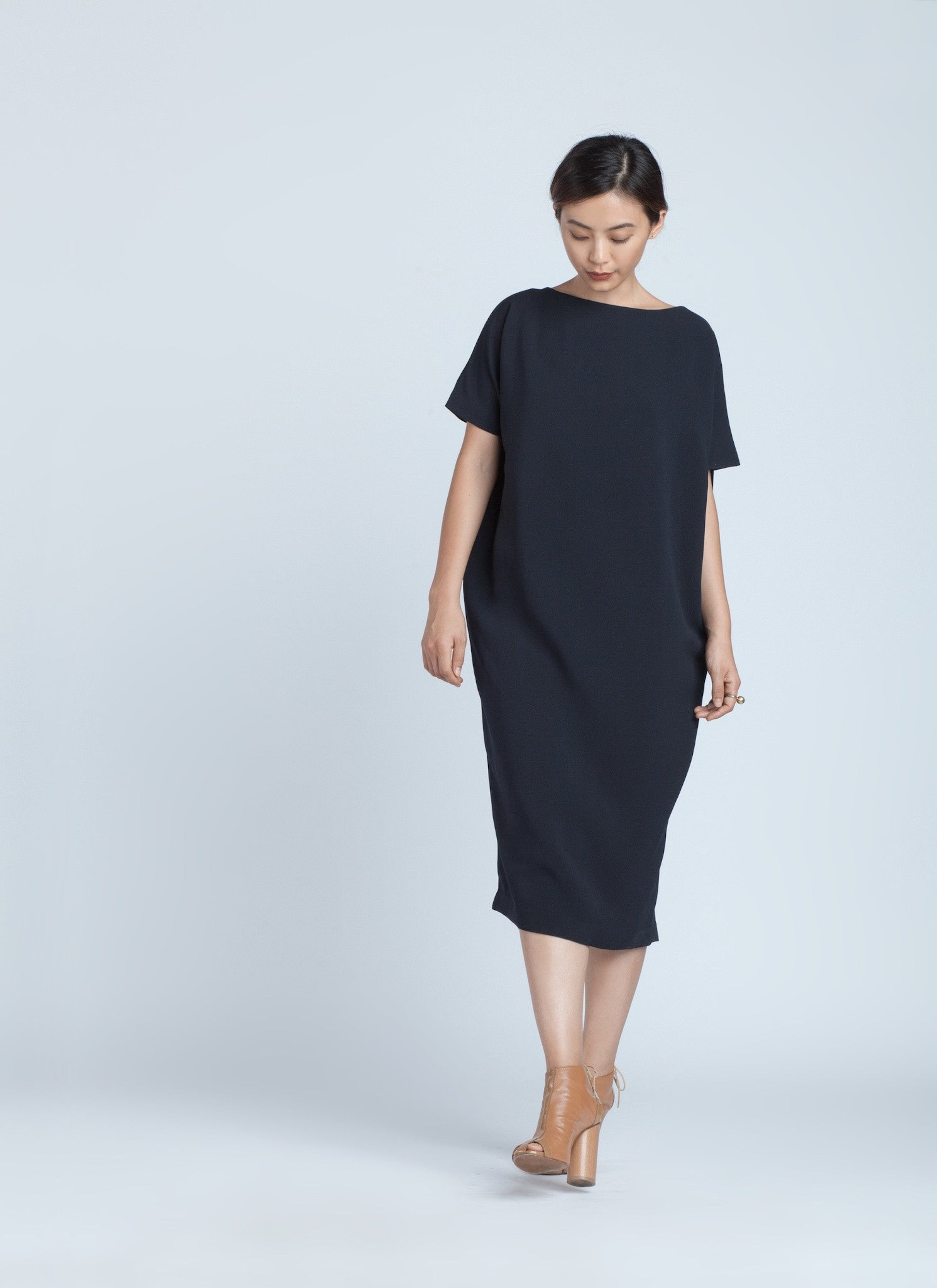 KAAREM triangle open back dress - Multi | Garmentory