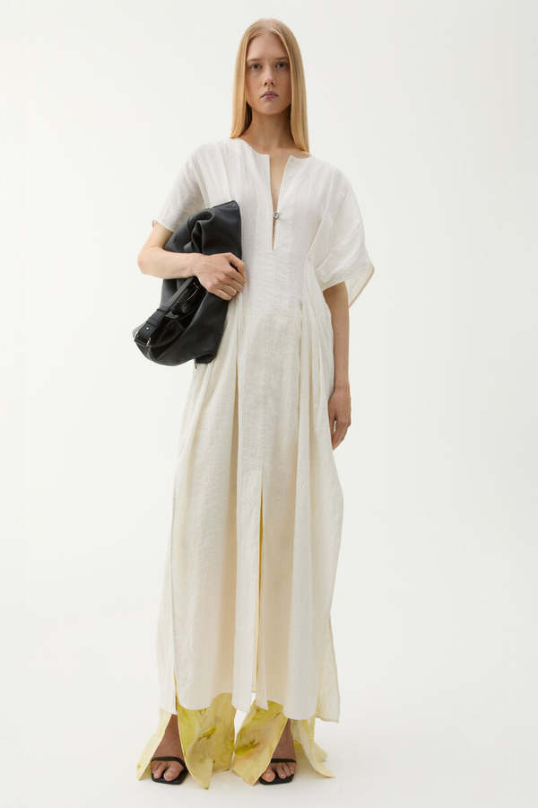 Rodebjer Kimberly Linen Dress - White | Garmentory