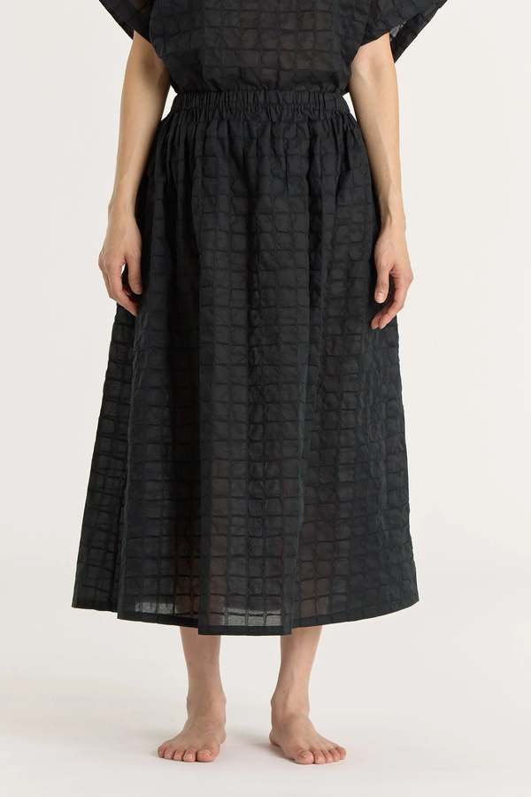 Black Crane Ripple Finish Skirt | Garmentory