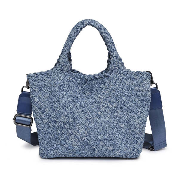Sol and Selene Sky's The Limit Small Tote - Light Denim | Garmentory